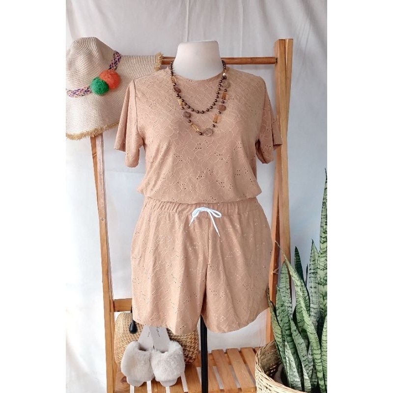 Maldita Curves l Plus Size l TRINA COORDINATES l Classy Eyelet Fabric ...