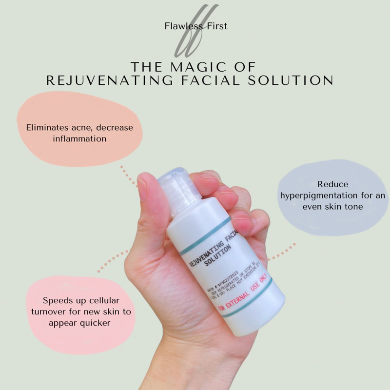 Flawless First Rejuvenating Facial Solution | Shopee Philippines