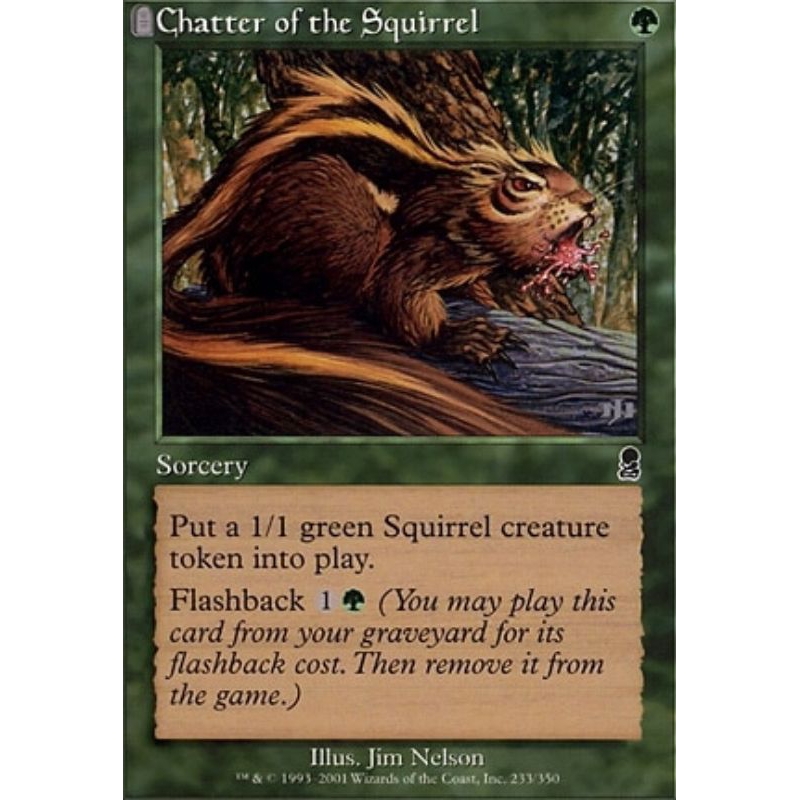 Chatter of the Squirrel - ODY - Common - MTG Cards (WotC) | Shopee ...