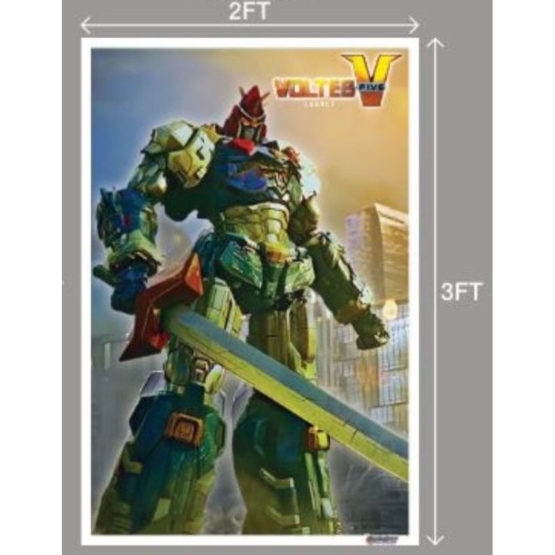 TARPAULIN POSTER C VOLTES V 2X3FT | Shopee Philippines