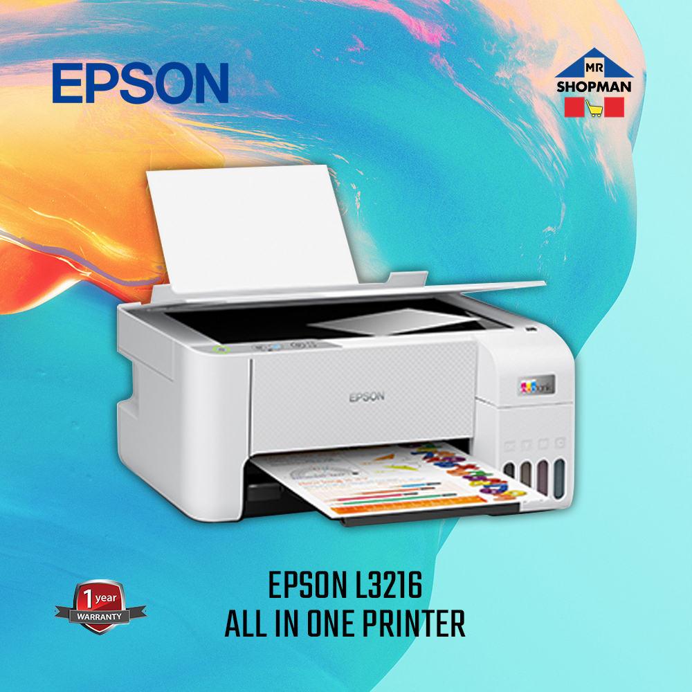 Epson EcoTank L3216 A4 All-in-One Ink Tank Printer | Shopee Philippines