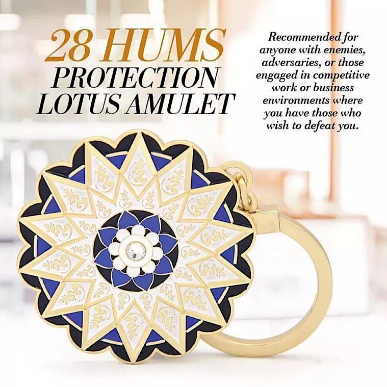 Fengshui 28 HUMS PROTECTION LOTUS AMULET | Shopee Philippines