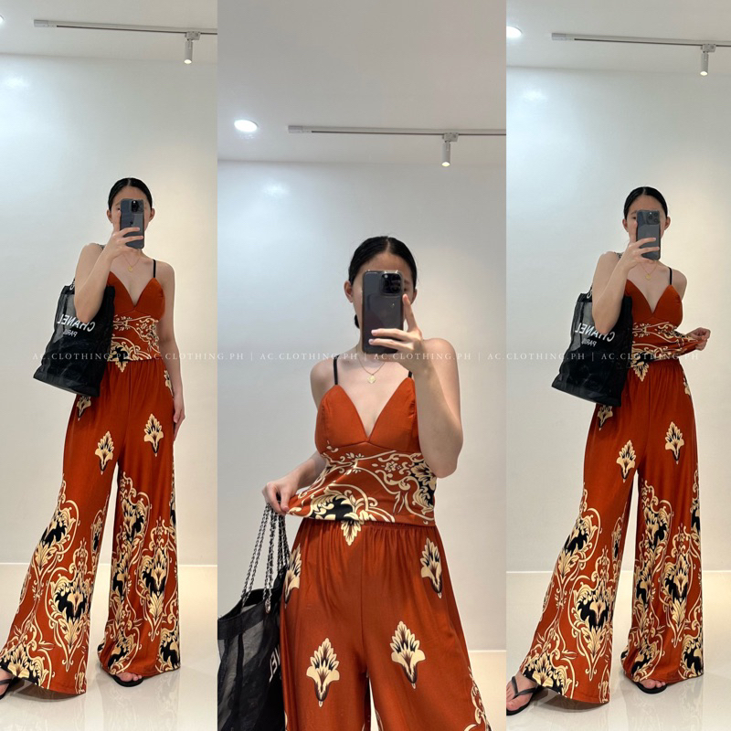 KARYL SQUARE PANTS & PADDED BRALETTE TERNO | Shopee Philippines