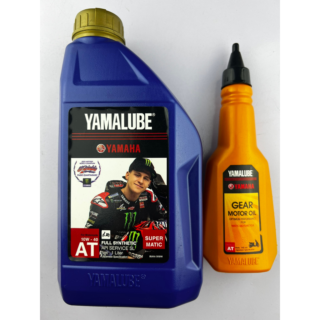 Genuine Yamalube from Indonesia Fully Synthetic Engine Oil 1L & Gear ...