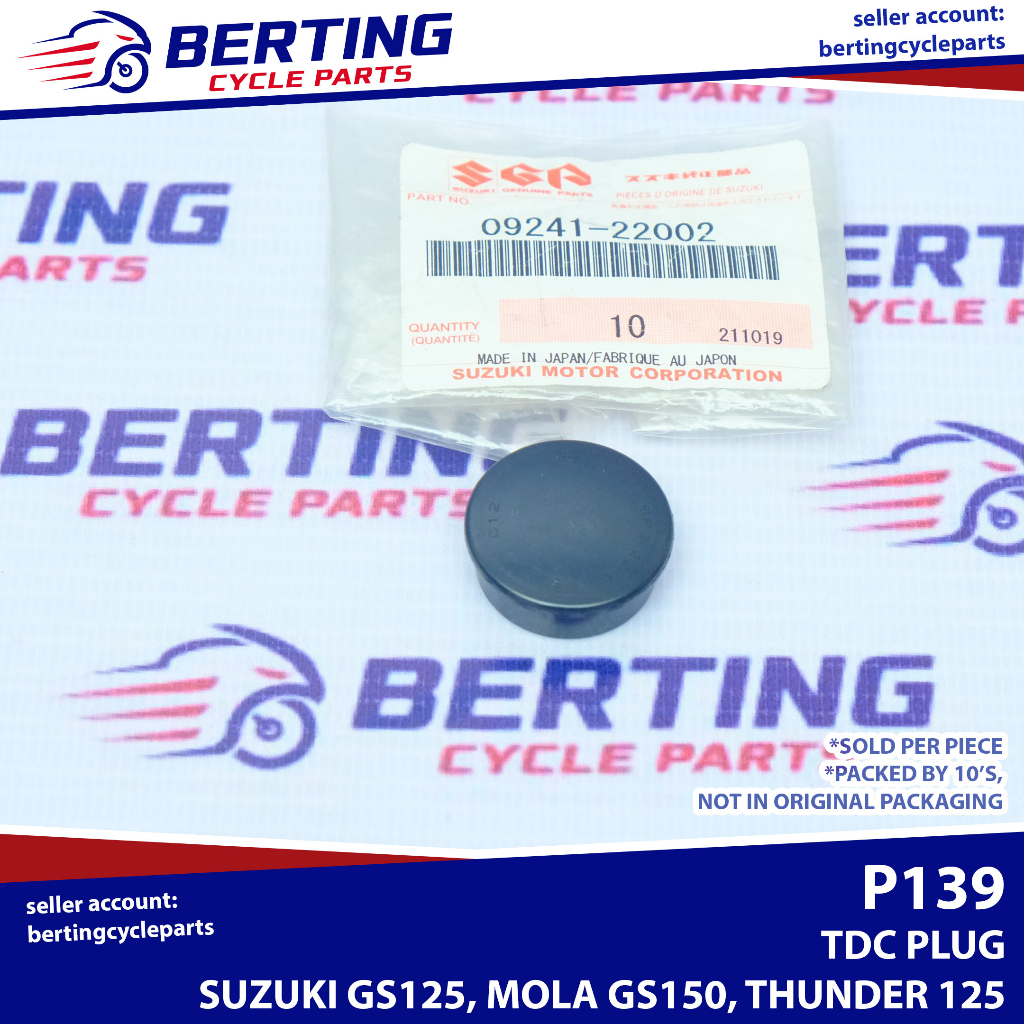SGP TDC PLUG Suzuki GS125 Mola GS 150 Thunder 125 Genuine 09241-22002 ...