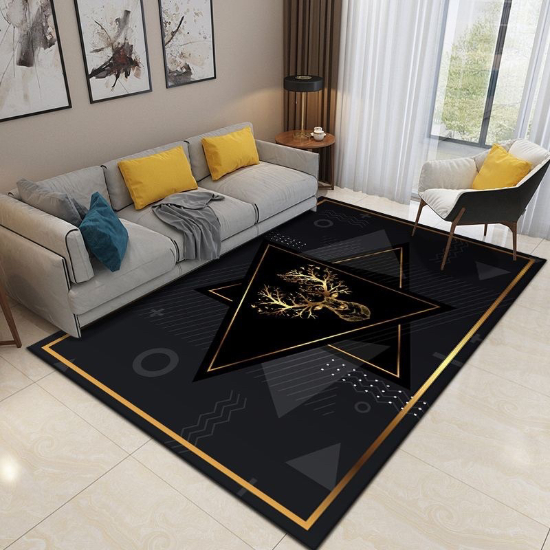 150x180cm 3D Geometric Carpet Comfortable Lounge Area Rectangle Carpet ...