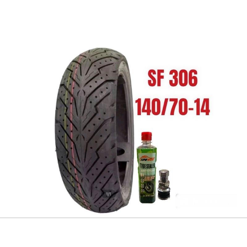 SAFEWAY TIRE FOR AEROX TIRE TUBELESS 8PLY RATING( free sealant and pito ...