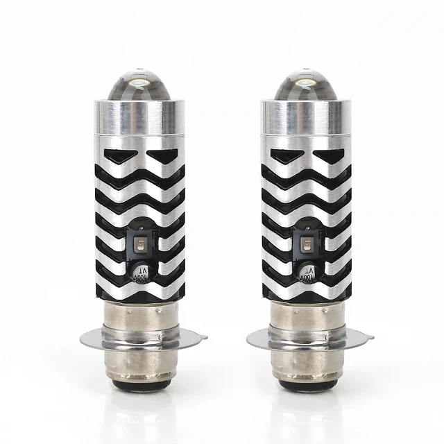 Motorcycle Led Headlight MDL KILLER BULB T19 with Blue park light / Dual Color Yellow+White ...