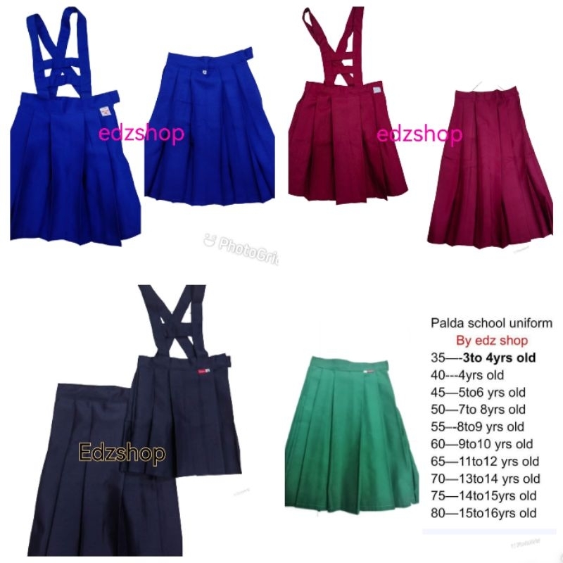 PALDA SCHOOL UNIFORM,NOTE!35 TO 45 WITH JUMPER.50 TO TEENS W/0 JUMPER ...