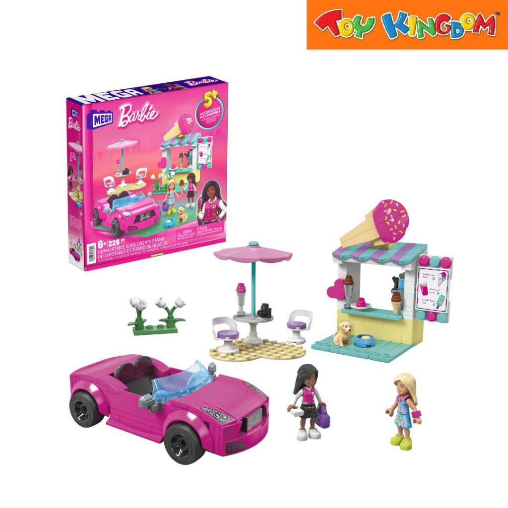 Barbie Mega Blocks Convertible & Ice Cream Stand | Shopee Philippines