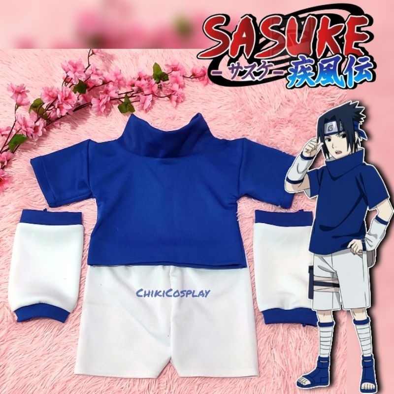 NARUTO SASUKE COSTUME FOR BOYS | Shopee Philippines