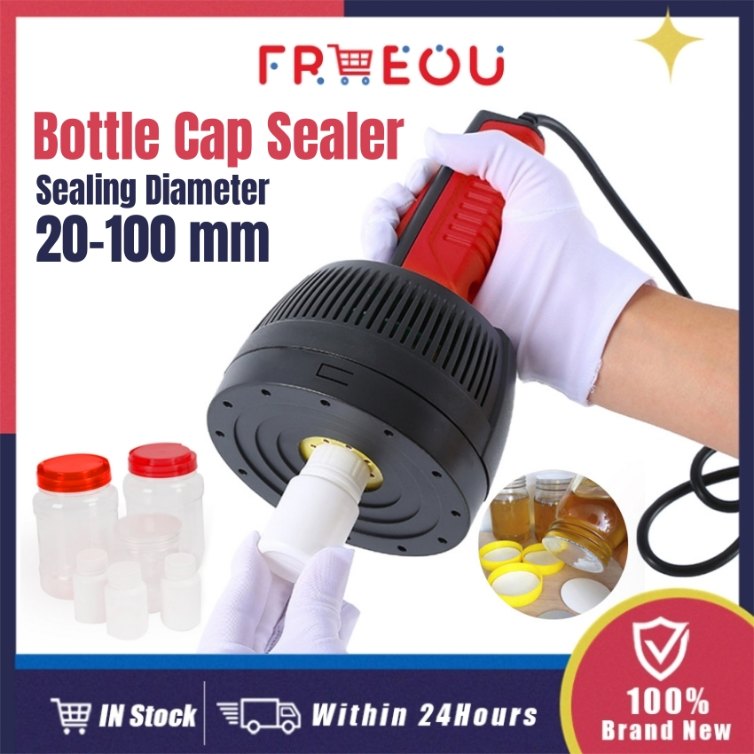 220V Hand-held Plastic Capping Bottle Continuous Sealer Electromagnetic ...