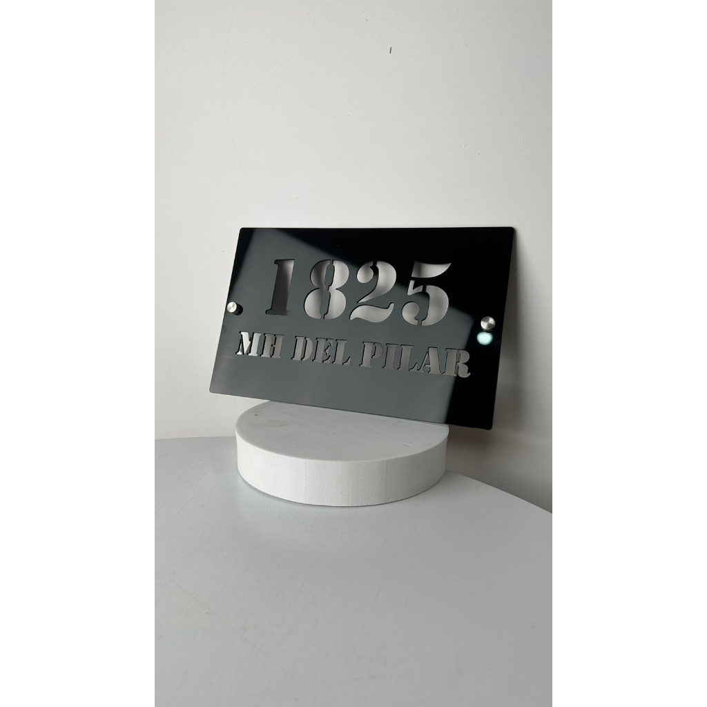 Customized House Plate for easier delivery and home aesthetic | Shopee ...