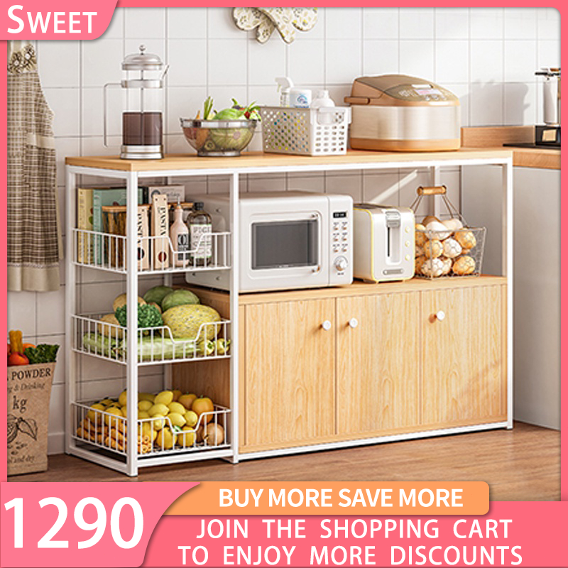 SWEETHOME-Kitchen Cabinet Organizer Storage Rack Kitchen Rack Organizer ...