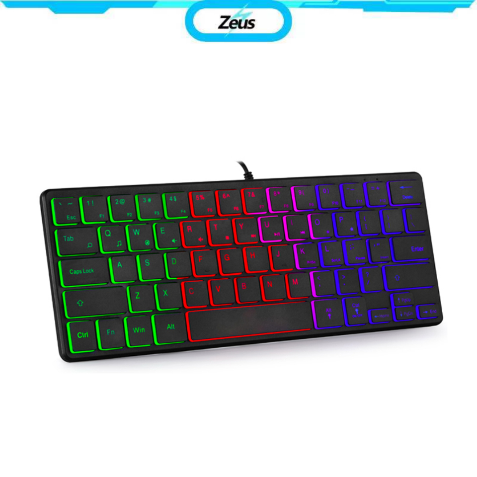 Zeus Z-911 RGB Gaming Keyboard - 64 Keys Keypad / Keyboard Multi Color ...