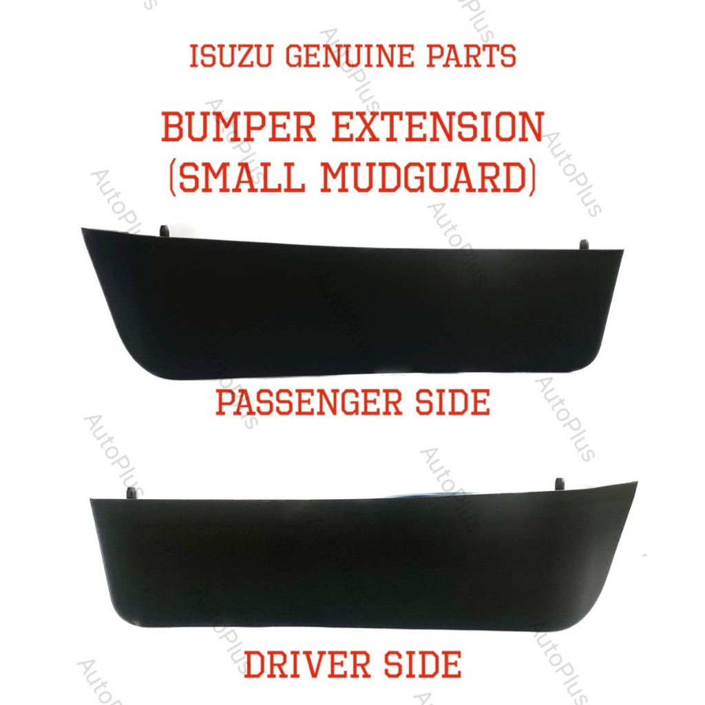 Isuzu Genuine Parts Bumper Extension / Front Mud Guard (Small): Isuzu ...