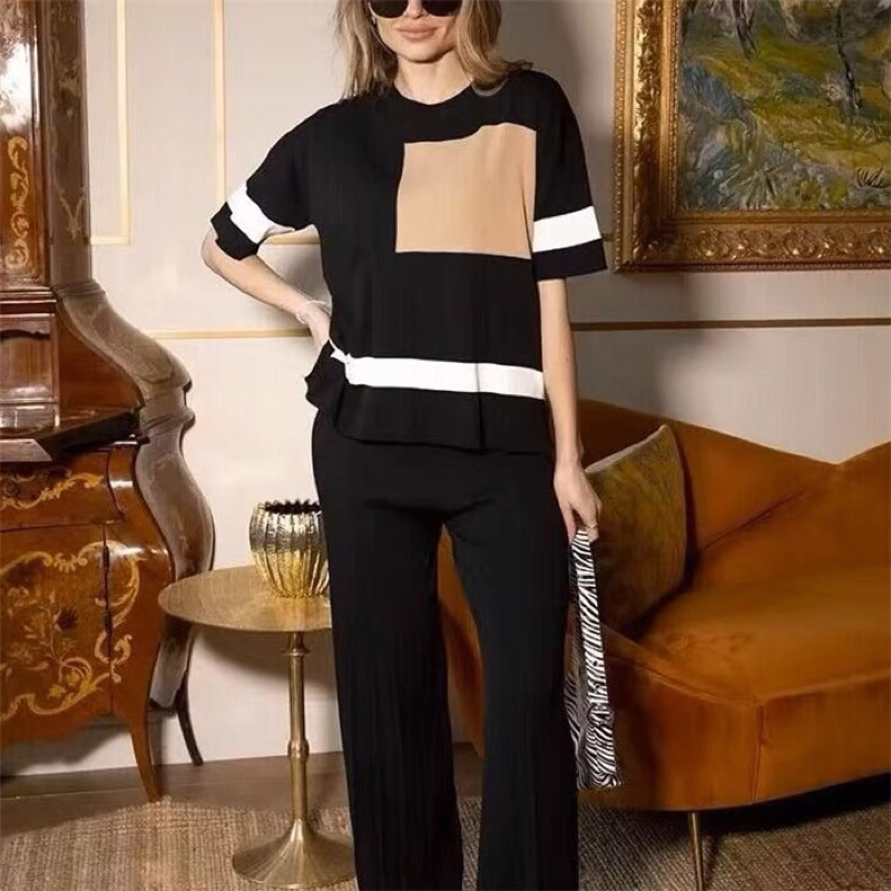 Only.Fashion Knitted Terno Pants #9709 | Shopee Philippines