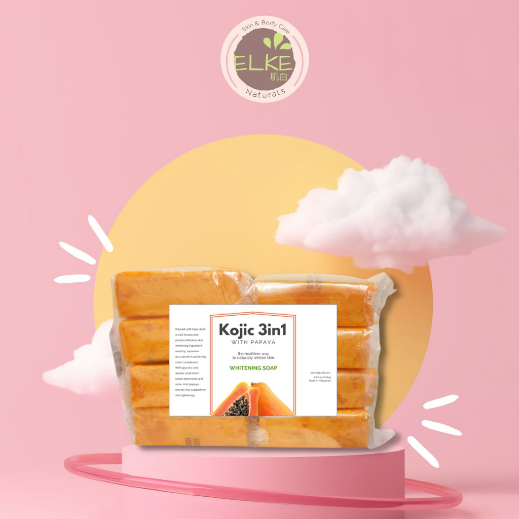 ELKE KOJIC 3n1 in 135g rebar soaps 8pcs per pack | Shopee Philippines