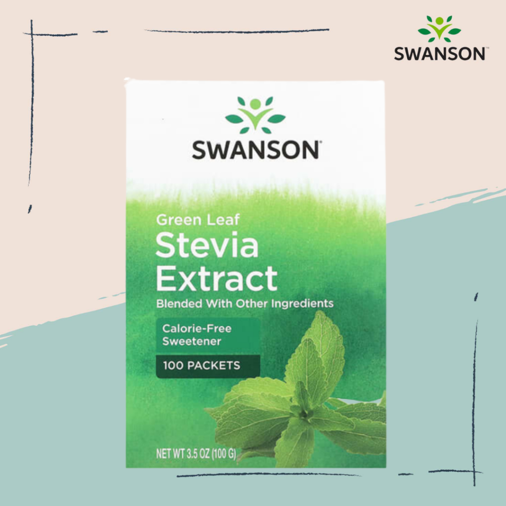 SwansonPh | Swanson, Green Leaf Stevia Extract, 100 \ 75 Packets ...