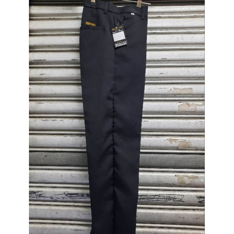 WELL_OFF_SLACKS_FOR_MEN_ COLOR_WHITE_BLACK_AND_CHOCOLATE_BROWN | Shopee ...