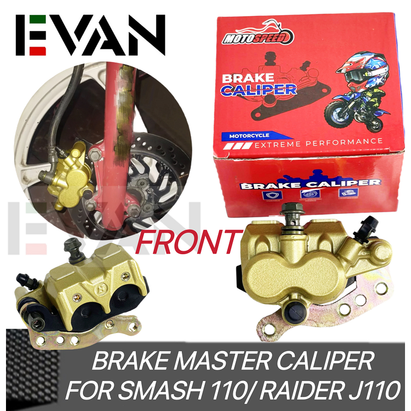 EVANBrake Caliper (Front) For Smash 110/ Raider J110 Caliper For ...