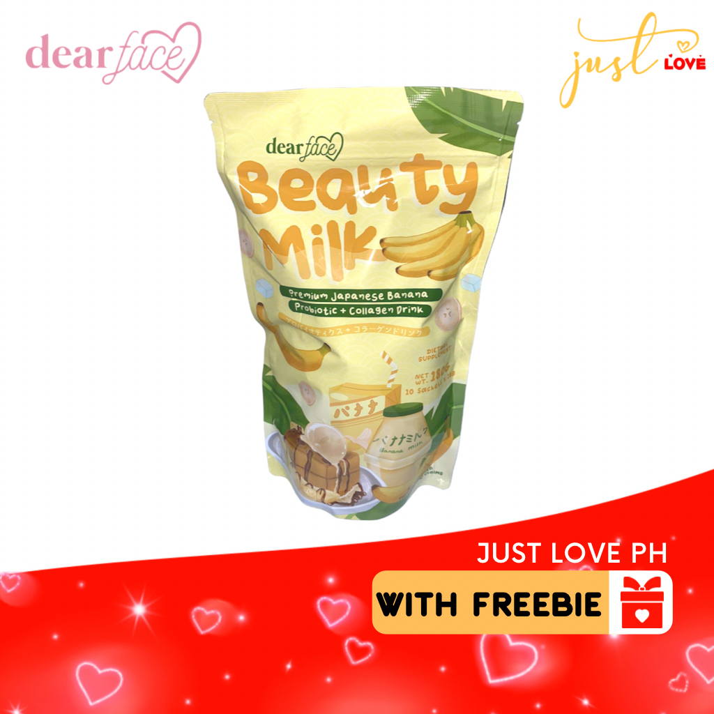 Dear Face Beauty Milk Collagen Drink (Melon, Strawberry, Lychee, Banana ...