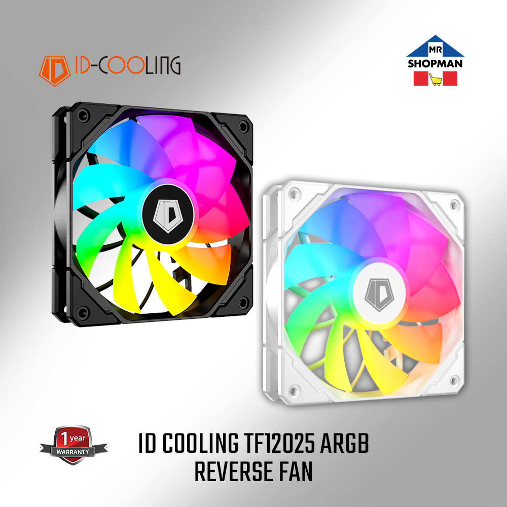 ID Cooling TF 12025 ARGB REVERSE FAN 120mm Case Fans Idcooling Tf12025 | Shopee Philippines