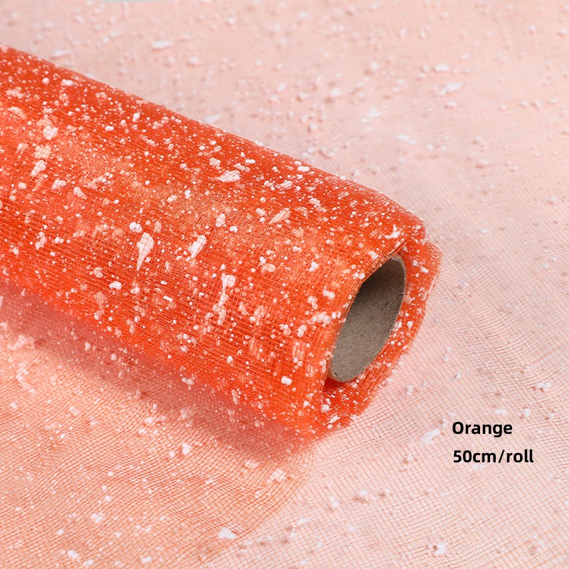 Snow Dot Gauze Bouquet Packaging Material Package Handmade DIY Flower ...