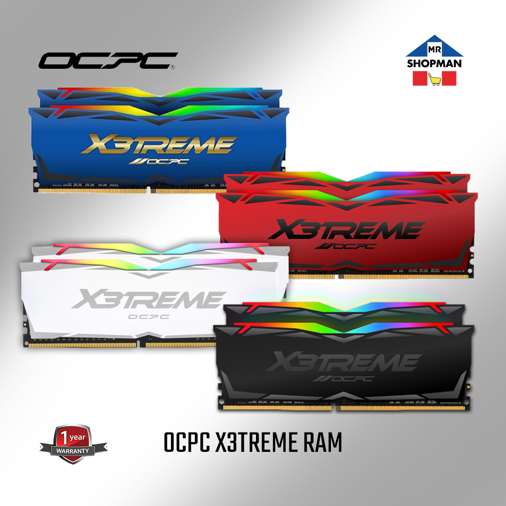 OCPC X3TREME X3 RGB 16Gb (2x8Gb) 3200Mhz DDR4 Ram | Shopee Philippines