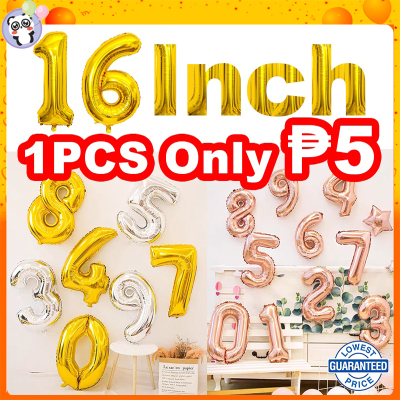 16 inch Number Balloo Happy 2024 New Year Party Foil Balloon Need ...