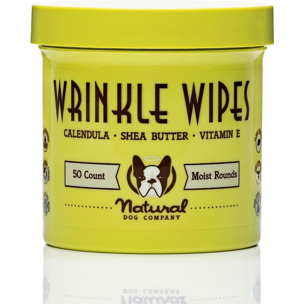 Wrinkle Wipes for Dogs Skinfold dermatitis, yeast infection & bacterial ...