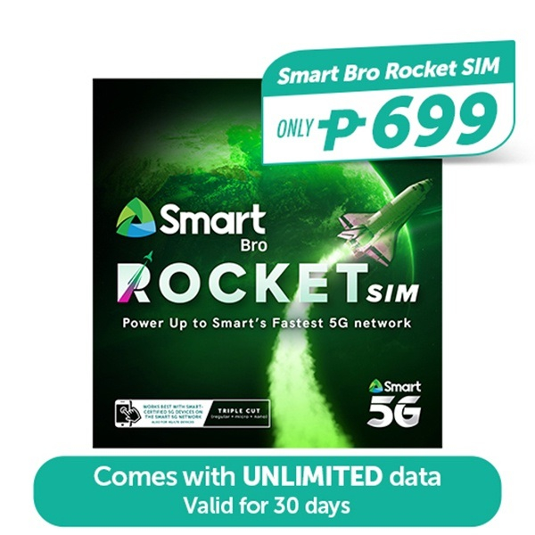 Smart Rocket / Smart Bro Sim w/ 30 Days UNLI Data (No Capping) | Shopee ...