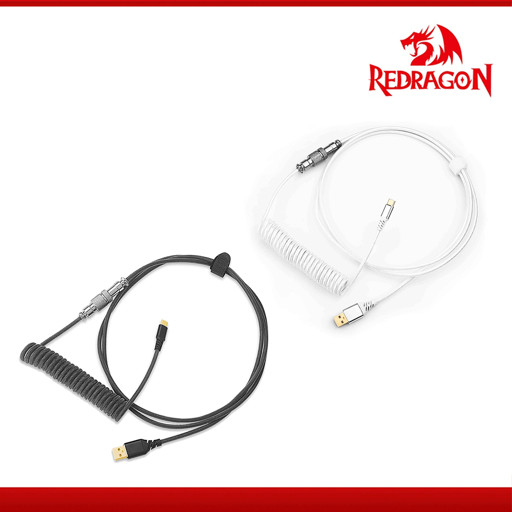 Redragon Coiled USB-C Cable for Gaming Keyboard A115 | Shopee Philippines
