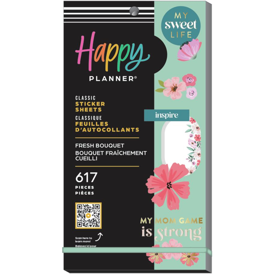 MAMBI The Happy Planner FRESH BOUQUET CLASSIC 30 SHEET STICKER VALUE ...