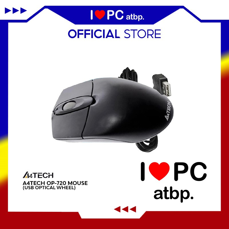 A4Tech OP-720 Mouse (USB Optical Wheel) | Shopee Philippines