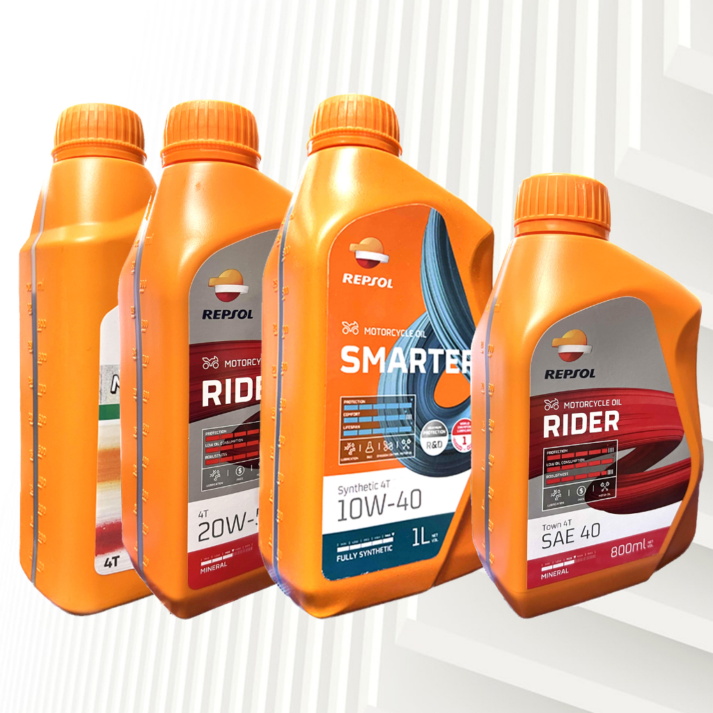 Repsol 10W30 10W40 20W50 Motorcycle Oil | Shopee Philippines