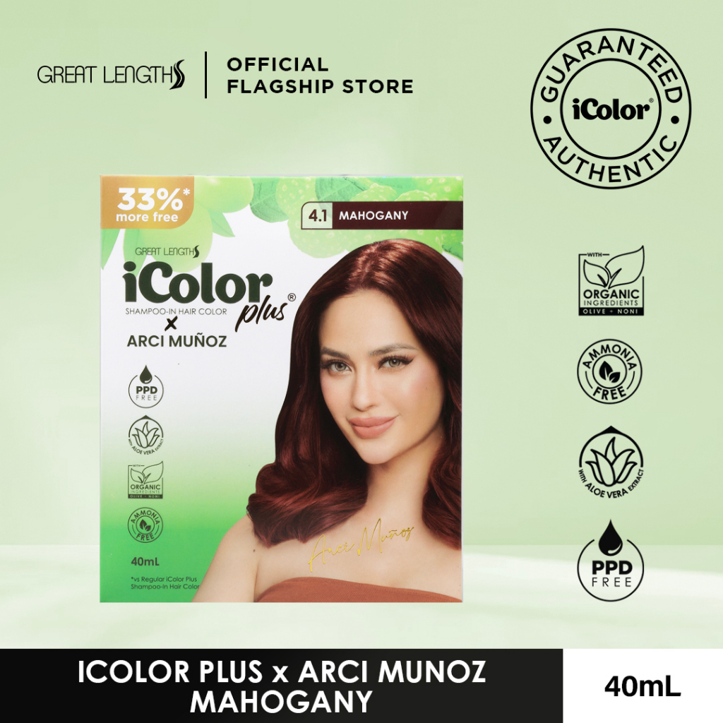 iColor Plus Shampoo In Hair Color x Arci Muñoz 40ml | Shopee Philippines