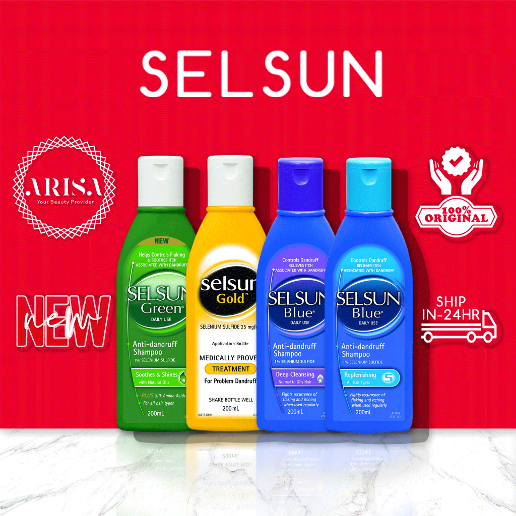 🟠9 9 SALE🟠SELSUN Anti-Dandruff Shampoo, SELSUN Australia Range Gold ...