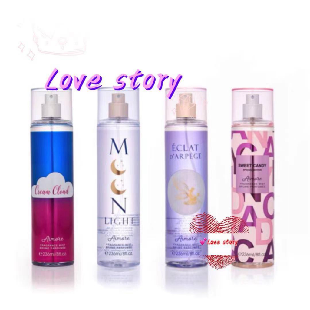 Love Story Aimore Cream Cloud Women Fragrance Mist Brume Parfumee 235ML ...