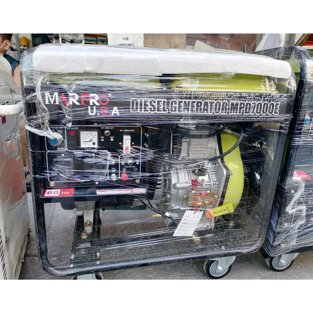 Marpro Diesel Generator Open type 6kva MPD6000E / MPD7000E & MPD8000E ...