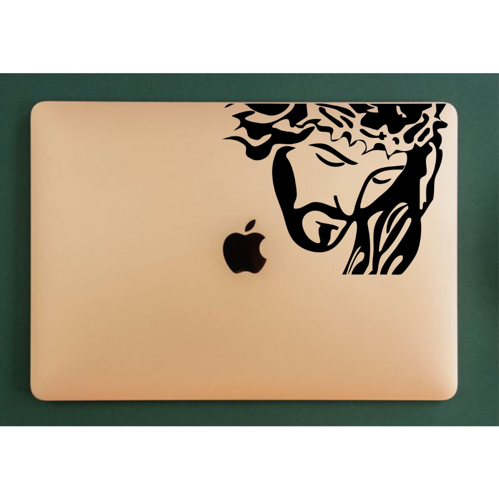 Jesus Face sticker for car, motor, laptop, guitar, and other surfaces ...