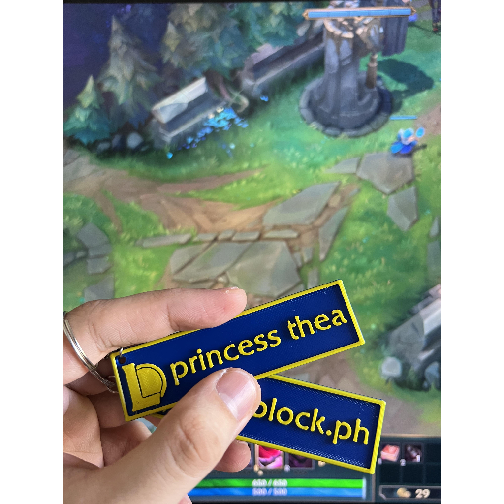 Customized League of Legends Keychain Custom Key Chain Personalized ...