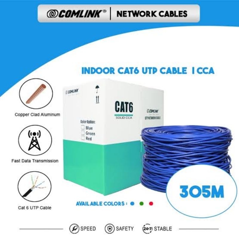 CAT6 Indoor Cable (Comlink) | Shopee Philippines