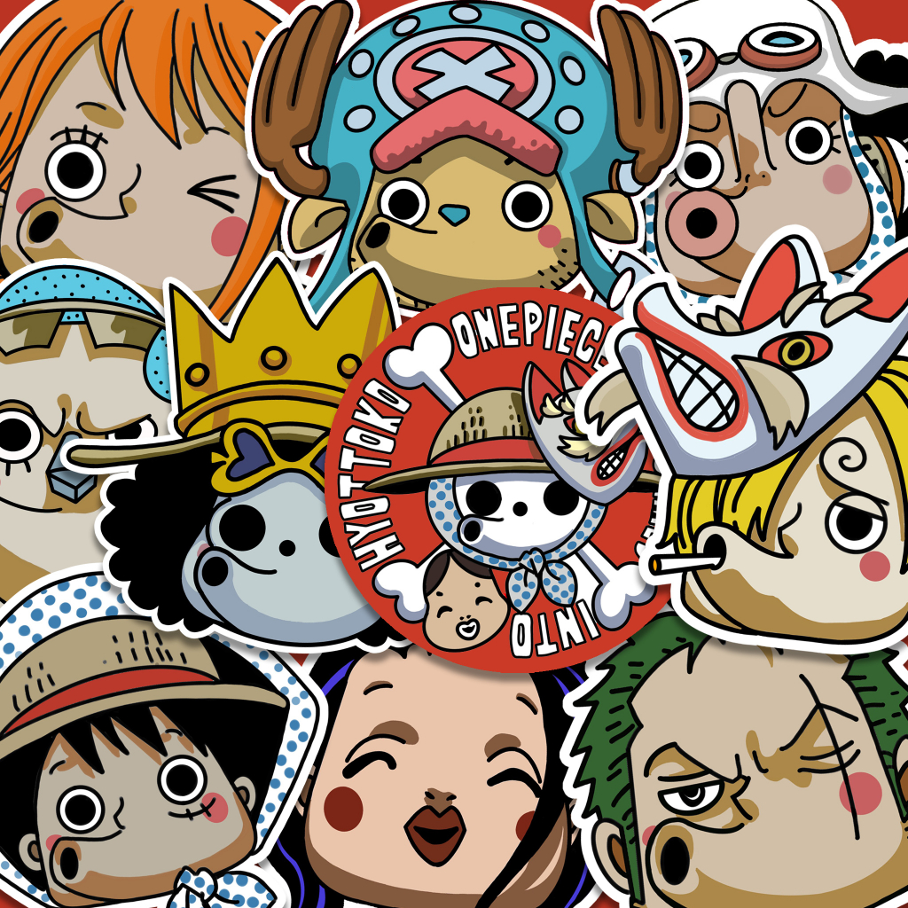 NEW DESIGNS One Piece Characters Luffy Sanji Zoro Nami Usopp Chopper ...