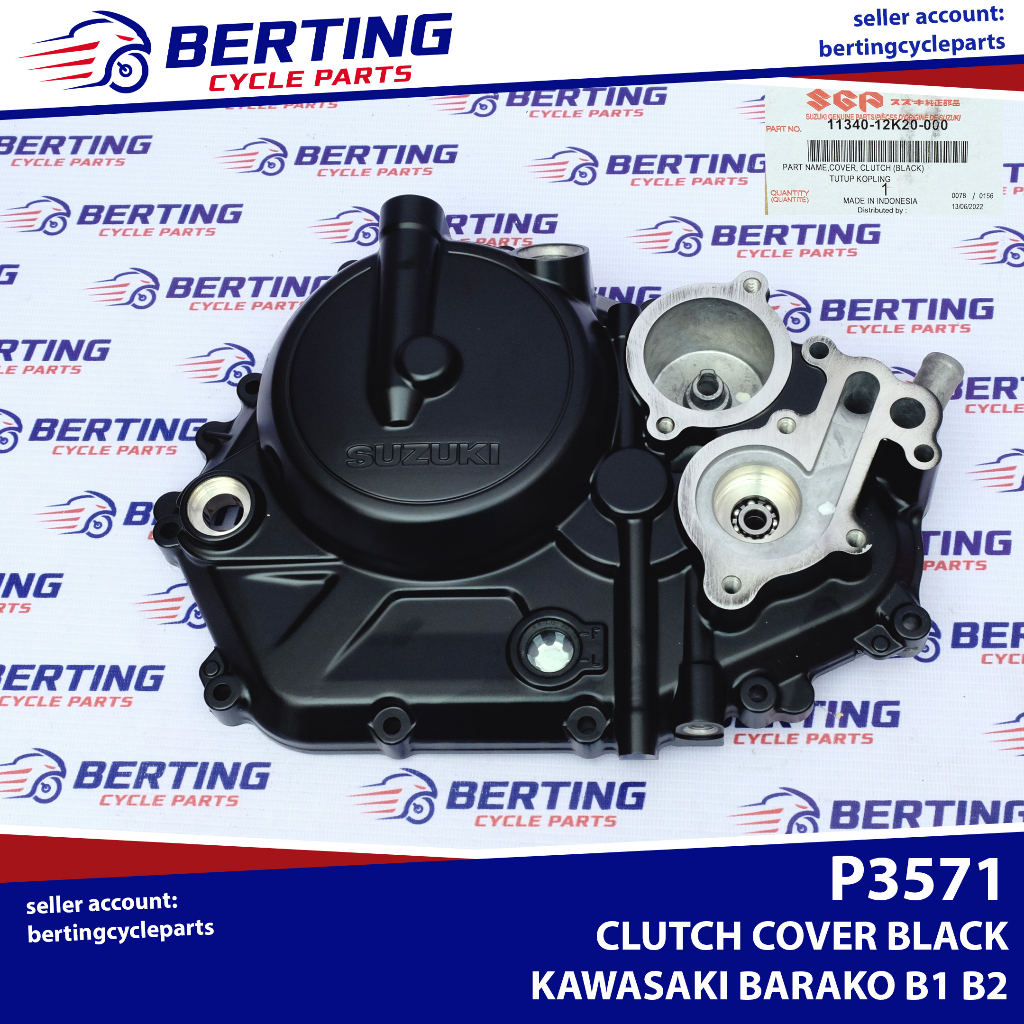 SGP CLUTCH COVER BLACK Suzuki Raider 150 FI GSX-S150 GSX-R150 Genuine ...