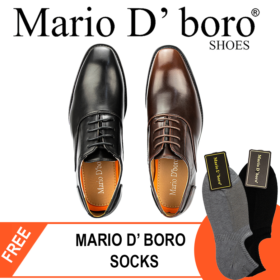 Mario D' Boro Men's Formal Shoes Oxford Mw 23089 Black/Dark Brown C27 ...