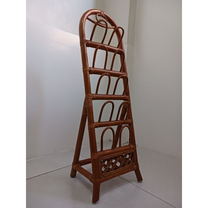 Affordable rattan shoe rack (Like New) | Shopee Philippines