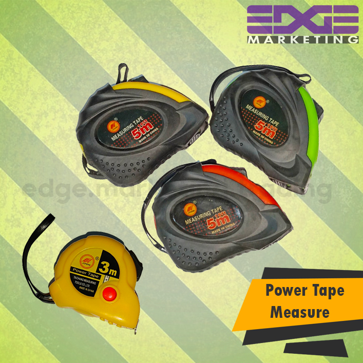 Meter Industrial Power Tape Measure Metro Measurement Tape Random Color 3M 5M 7.5M | Shopee ...