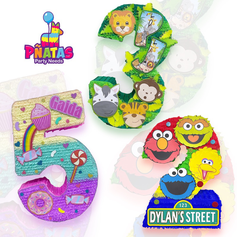 Number Pinata Complete Set or Piñata only | Shopee Philippines