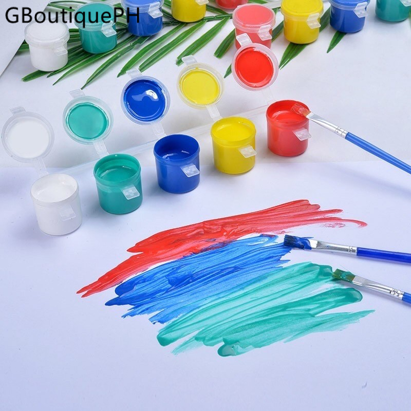 Opp poster paints 6colors water color school supplies GB | Shopee ...